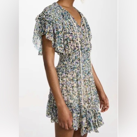 Isabel Marant | Dresses | Isabel Marant Florise Dress Greenecru 89 Fr38 ...